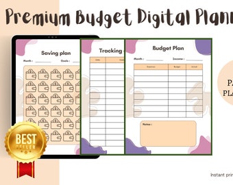 Printable Monthly Budget, Monthly Income and Expense Recorder, Monthly ...