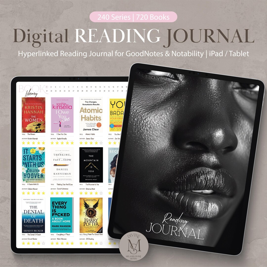 Reading Tracker | Digital Reading Journal for Book Lovers | for ...