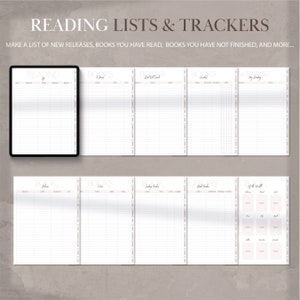 Reading Tracker | Digital Reading Journal for Book Lovers | for ...