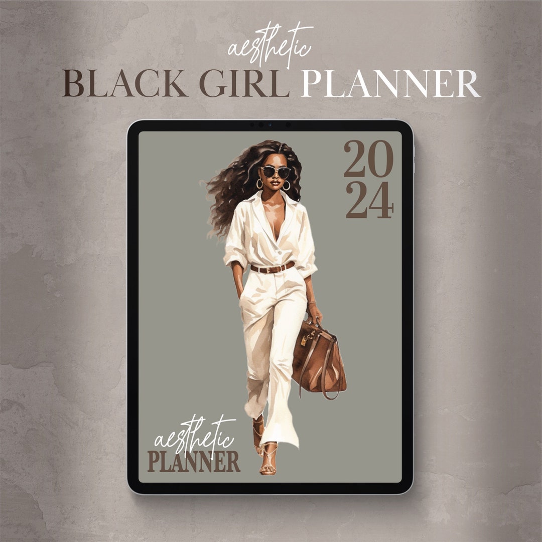 2024 BLACK GIRL Planner 2024 Digital Planner Black Girl Life Planner ...