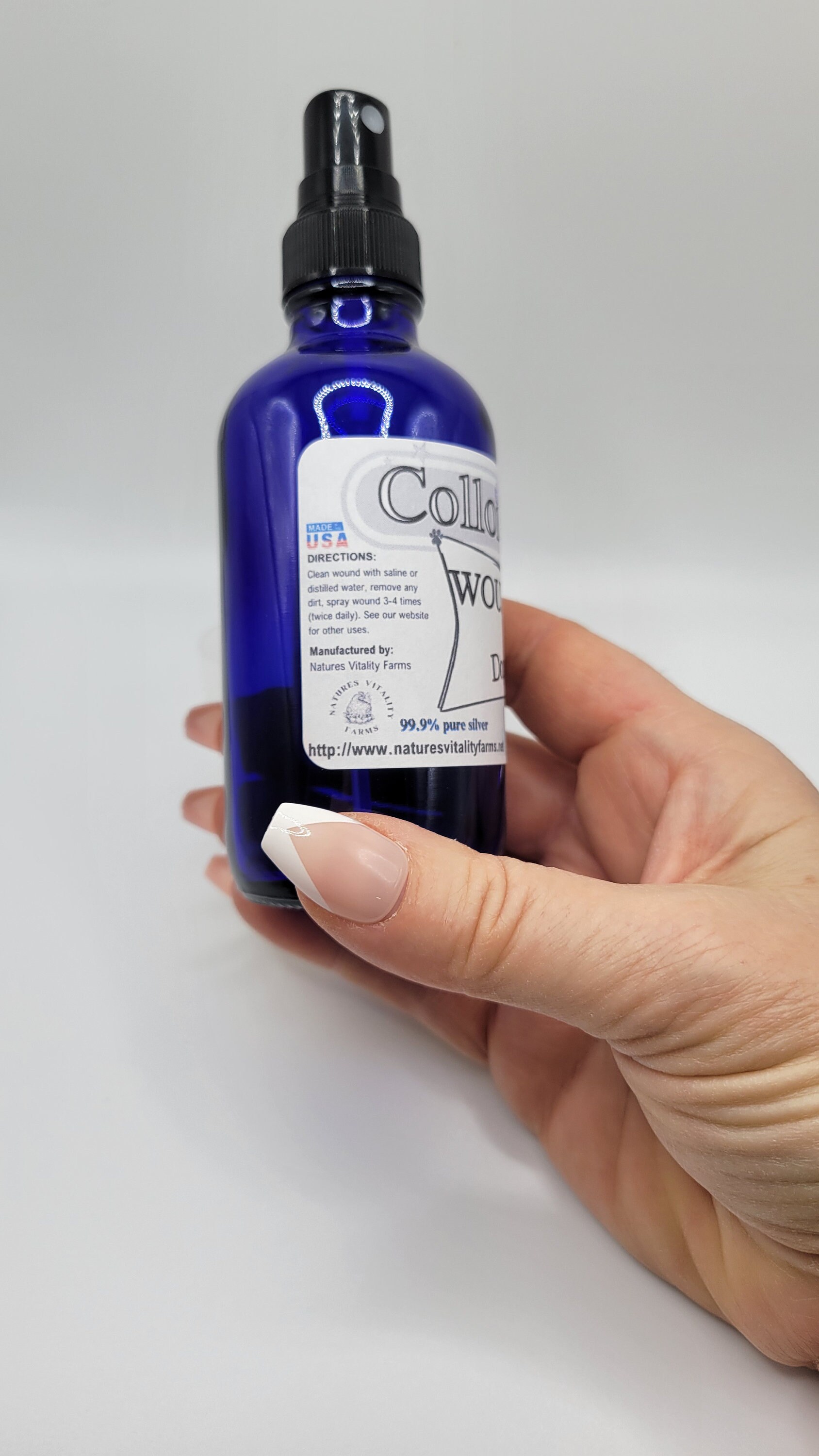 Colloidal Silver Spray for Dogs & Cats - 10 PPM, 4 Oz Glass Bottle ...