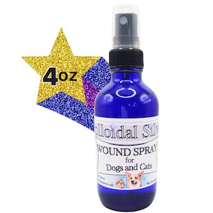 Colloidal Silver Spray for Dogs & Cats - 10 PPM, 4 Oz Glass Bottle ...