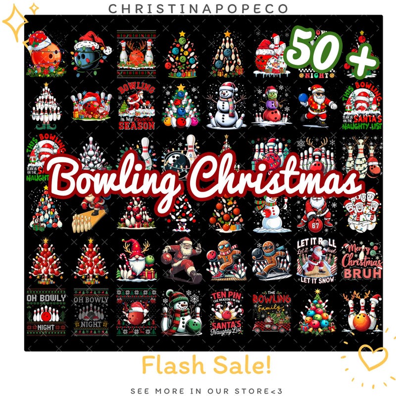 Funny Bowling Christmas Svg - Etsy
