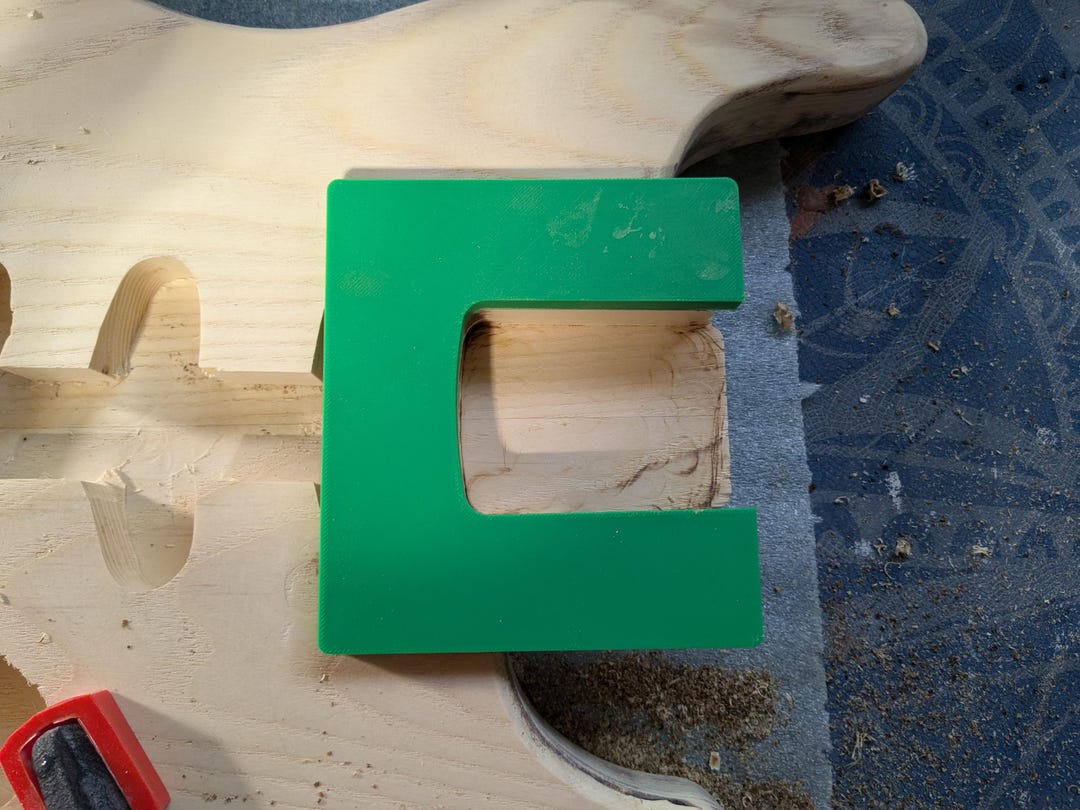 Stratocaster Neck Pocket Routing Template + Depth Gauge - Etsy