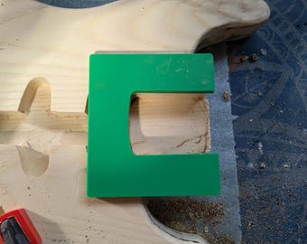 Stratocaster Neck Pocket Routing Template + Depth Gauge - Etsy