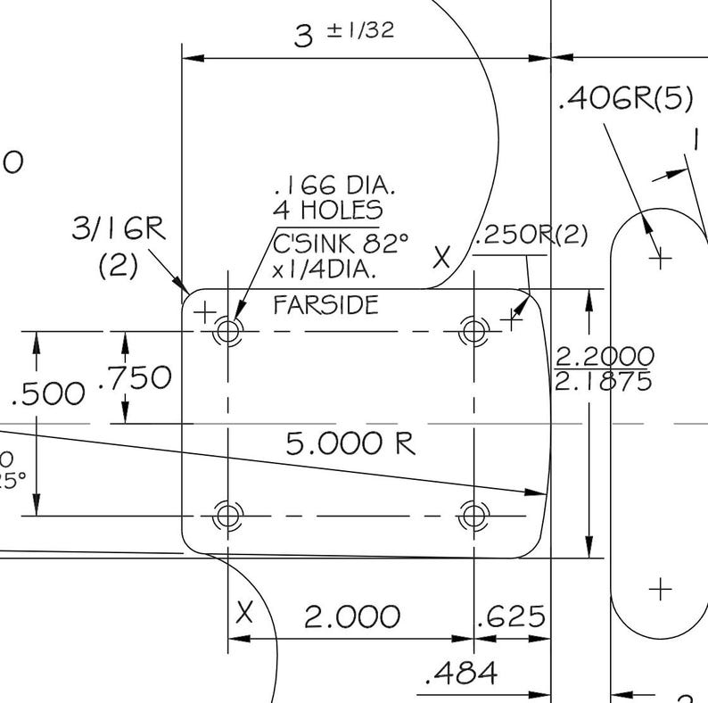 Stratocaster Neck Pocket Routing Template Depth Gauge - Etsy