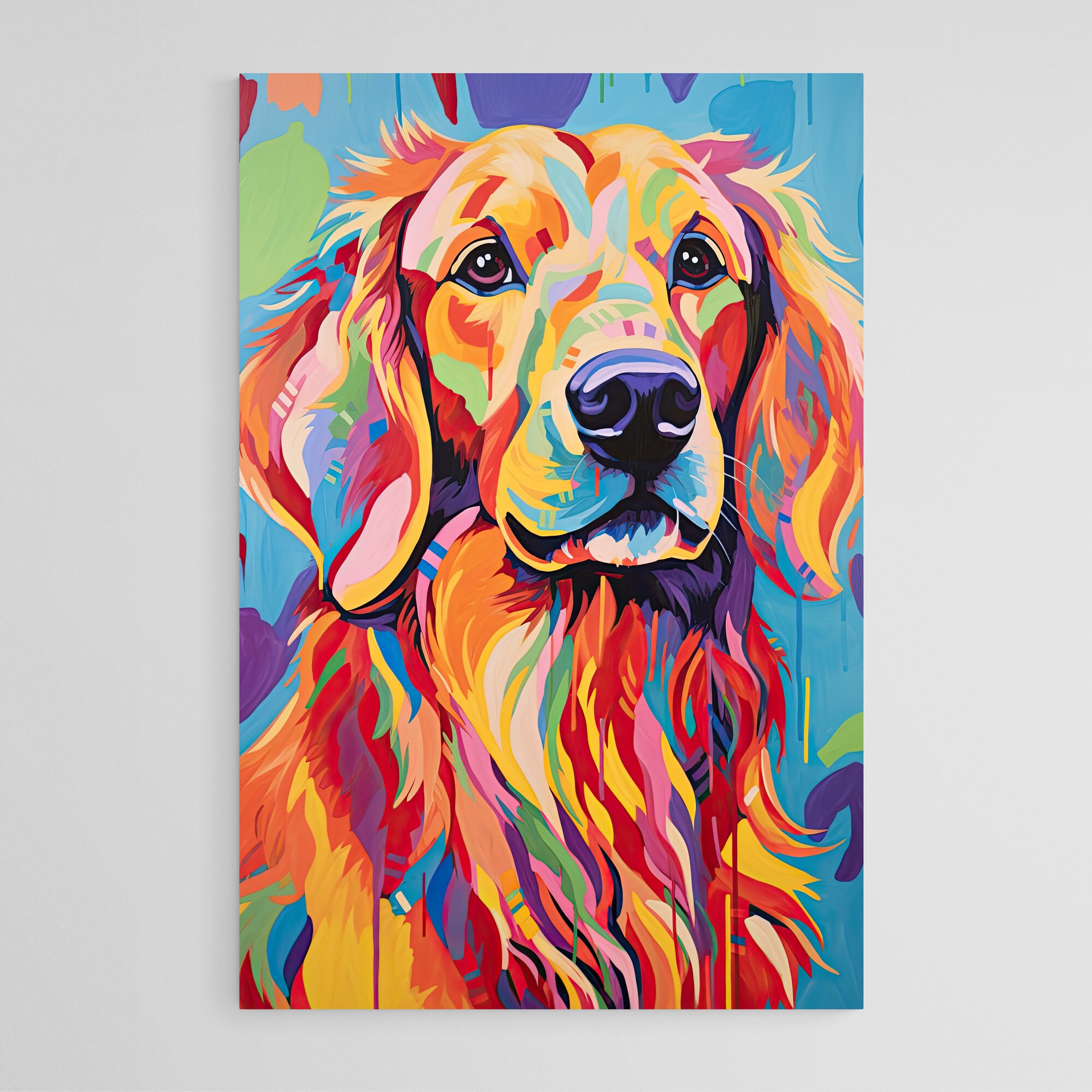 Golden Retriever Dog Poster, Matisse Dog Art, Artwork, Gift, Poster ...