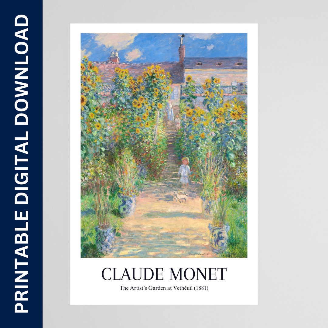 Monet Museum Poster, Impressionist Art, Artwork, Gift, Poster, Print ...