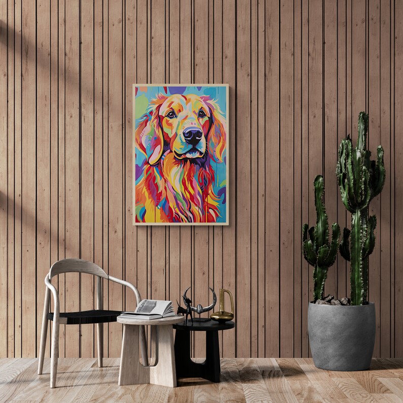 Golden Retriever Dog Poster, Matisse Dog Art, Artwork, Gift, Poster ...