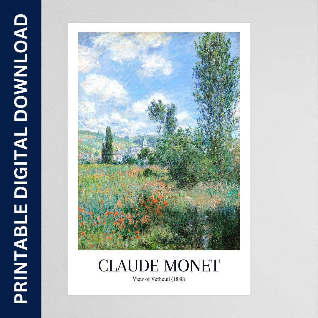 Monet Museum Poster, Impressionist Art, Artwork, Gift, Poster, Print ...