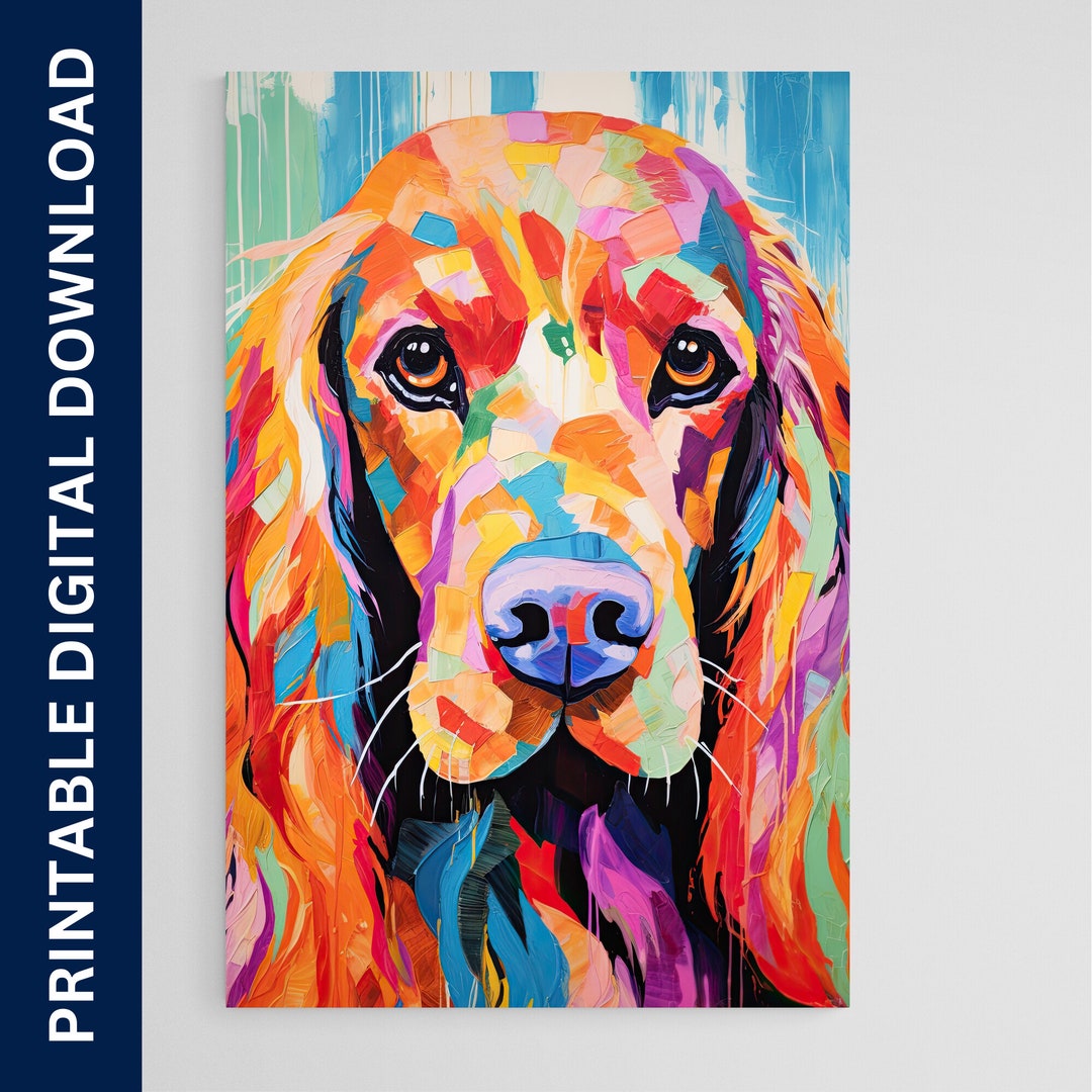 English Cocker Dog Poster, Spaniel Dog Art, Artwork, Gift, Poster ...