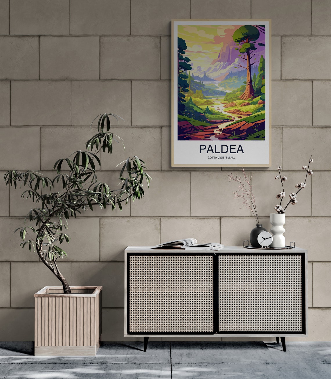 Paldea Travel Poster, Space Art, Artwork, Gift, Poster, Print, Wall Art ...