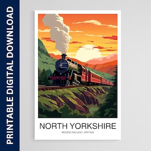 North Yorkshire Moors Railway - Etsy