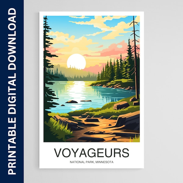 Voyageurs National Park Poster - Etsy
