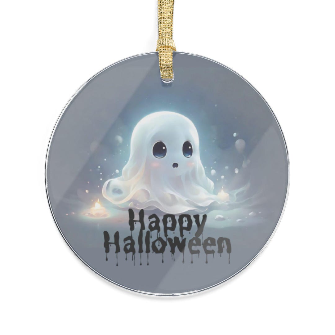 Acrylic Ornaments, Cute Halloween Ghost, Decorative Halloween Ghost ...