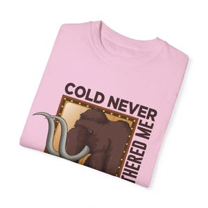 WOOLLY MAMMOTH T-SHIRT - Unique Design of Extinct Mammuthus Primigenius ...
