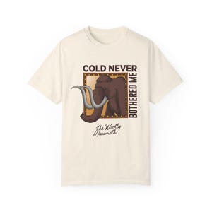 WOOLLY MAMMOTH T-SHIRT Unique Design of Extinct Mammuthus Primigenius ...