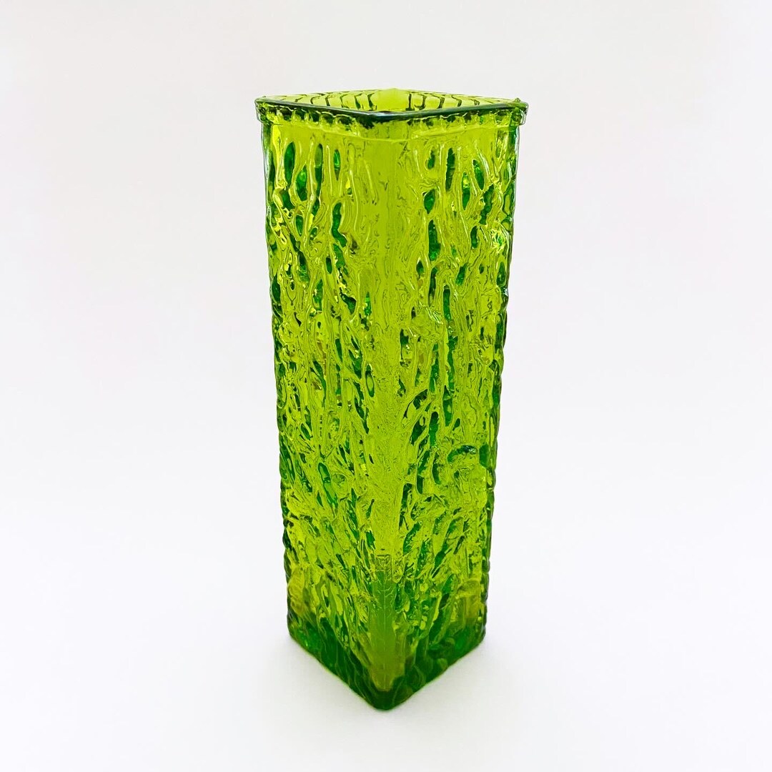 George Davidson, Brama/luna Green Tree Bark Vase. - Etsy