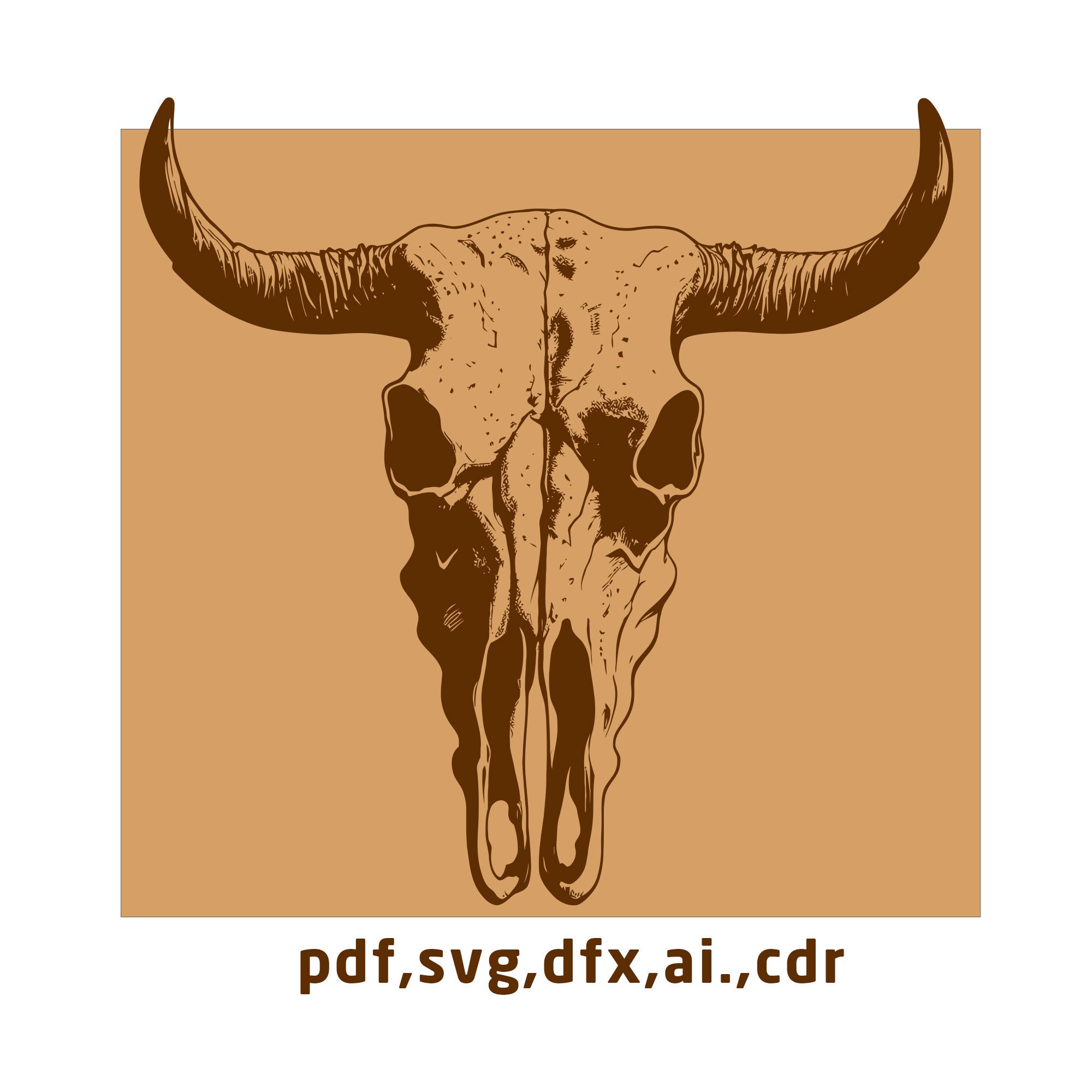 Perfect Ox Head SVG L Floral Ox Head Svg Ox Skull Silhouette Ox Head ...