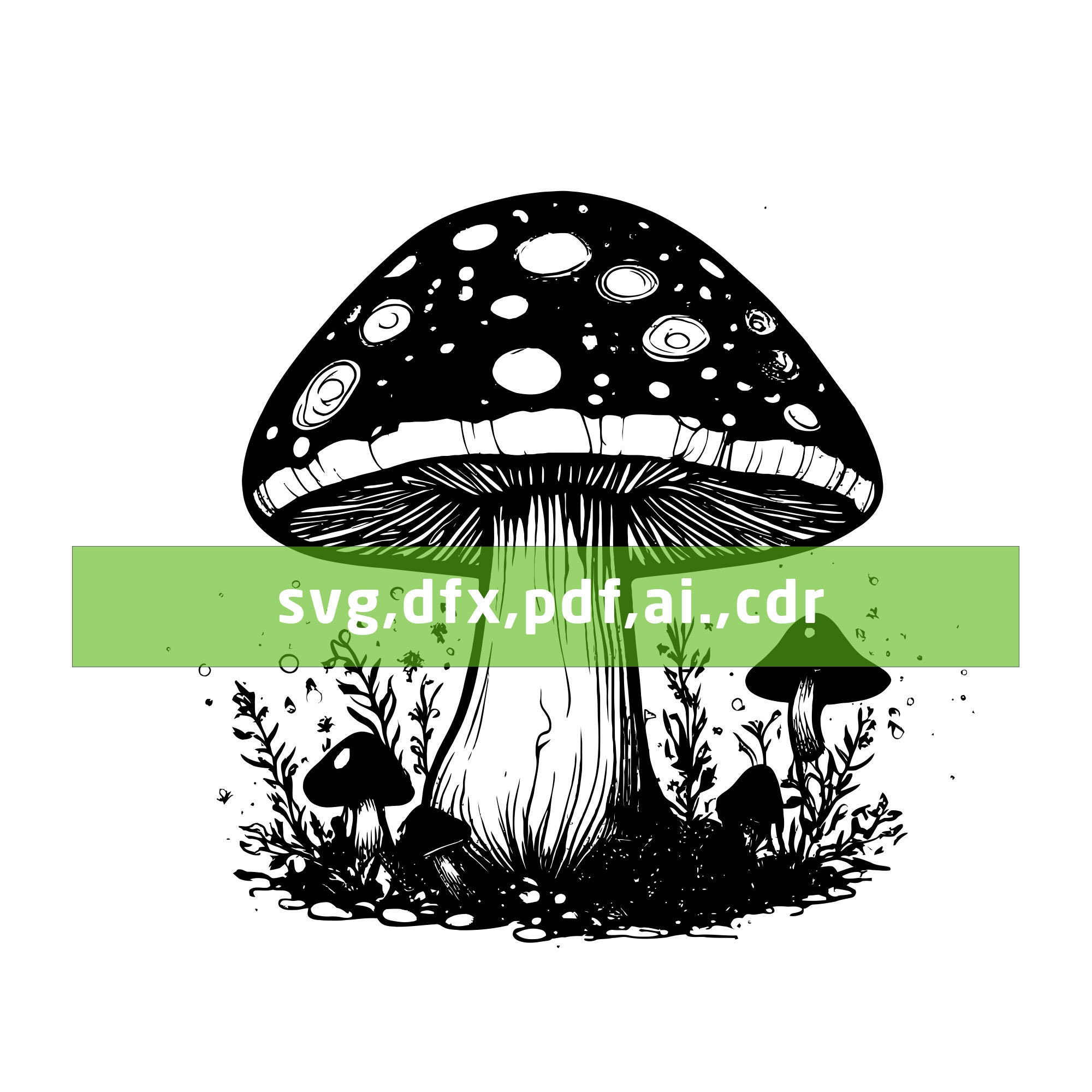 Mushroom SVG Bundle, Mushroom SVG, Fall Svg, Autumn Svg, Ghost City ...