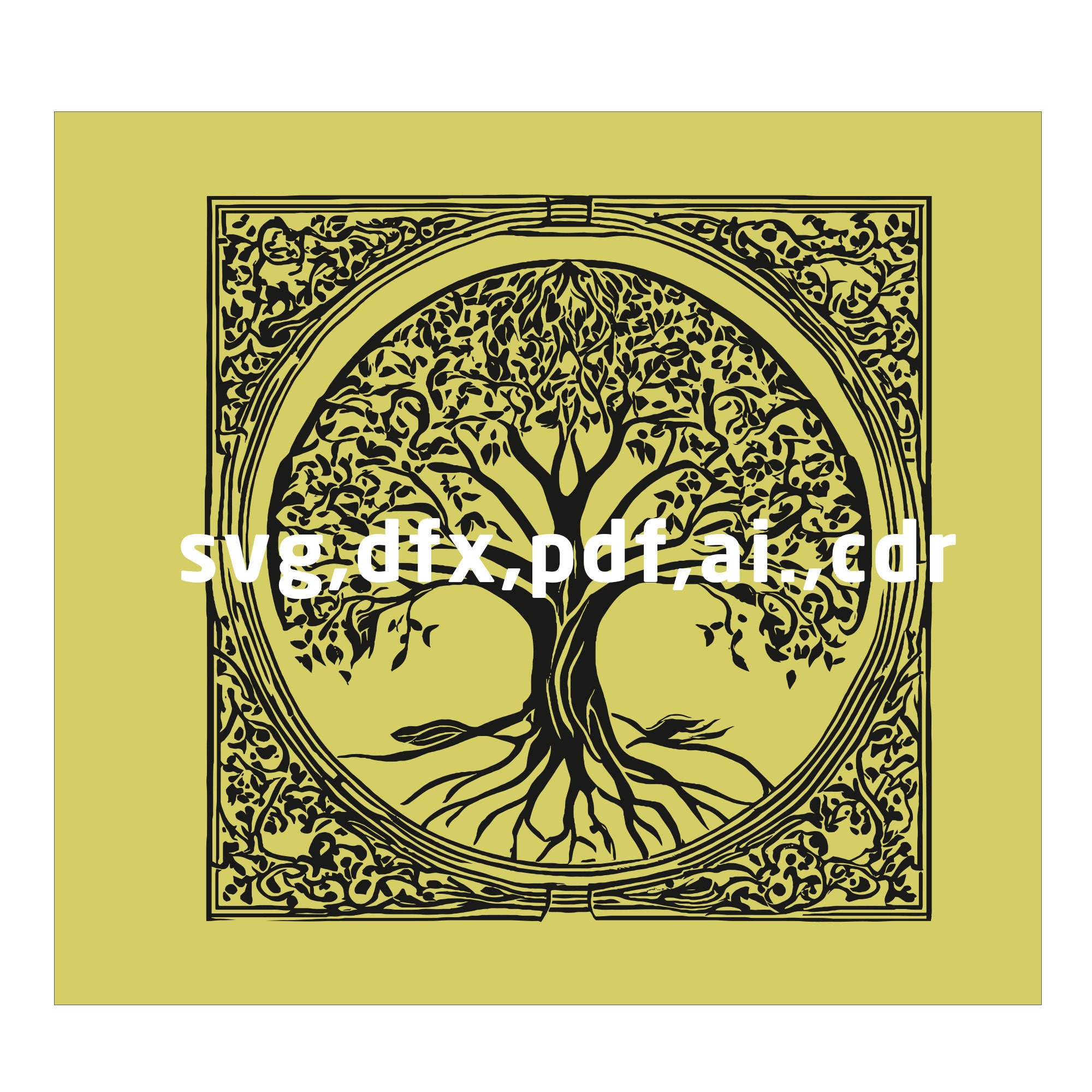 9 Tree of Life Vector Clipart Bundle Svg Tree of Life SVG L - Etsy