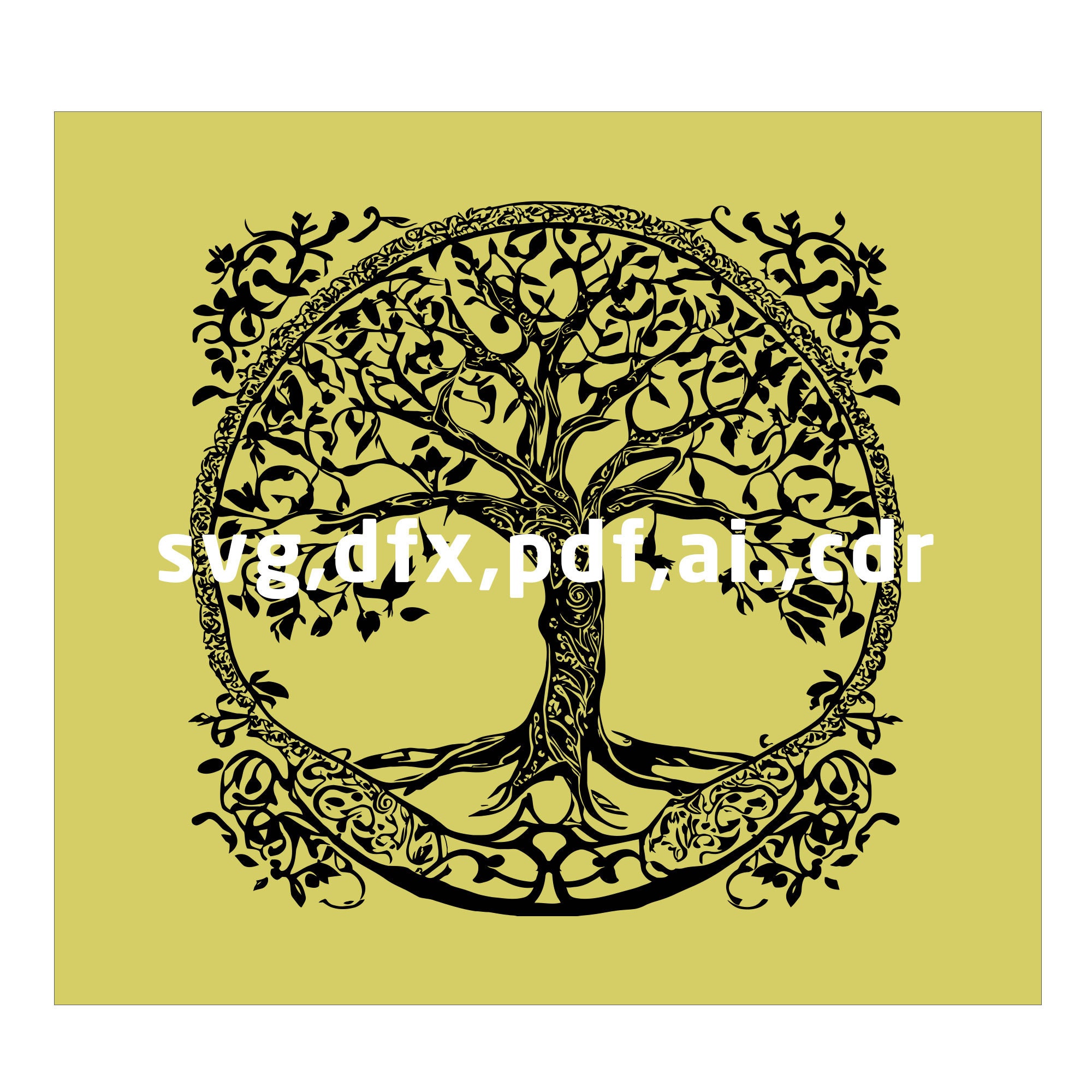 9 Tree of Life Vector Clipart Bundle Svg Tree of Life SVG L - Etsy