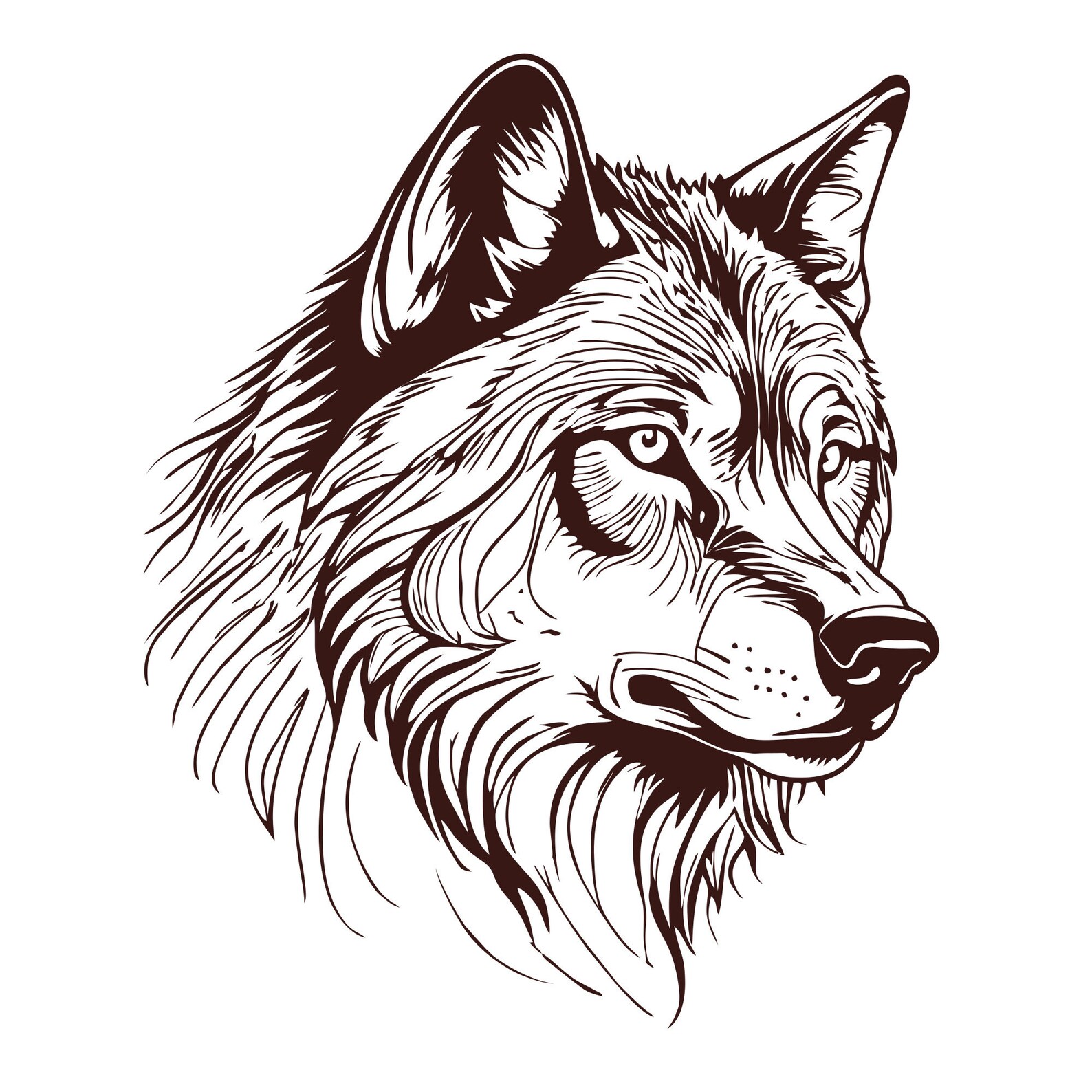 16 Wolf SVG Bundle Wolf Silhouettes the Wild Nature Silhouette Wolf Svg ...