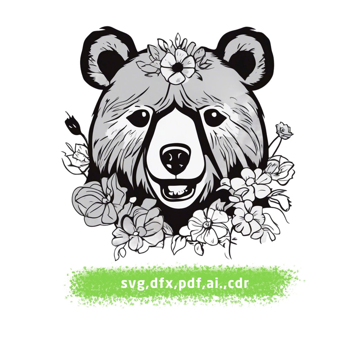 10 Cute Bear Family Clipart SVG Bundle Cute Bear Silhouettes the Wild ...