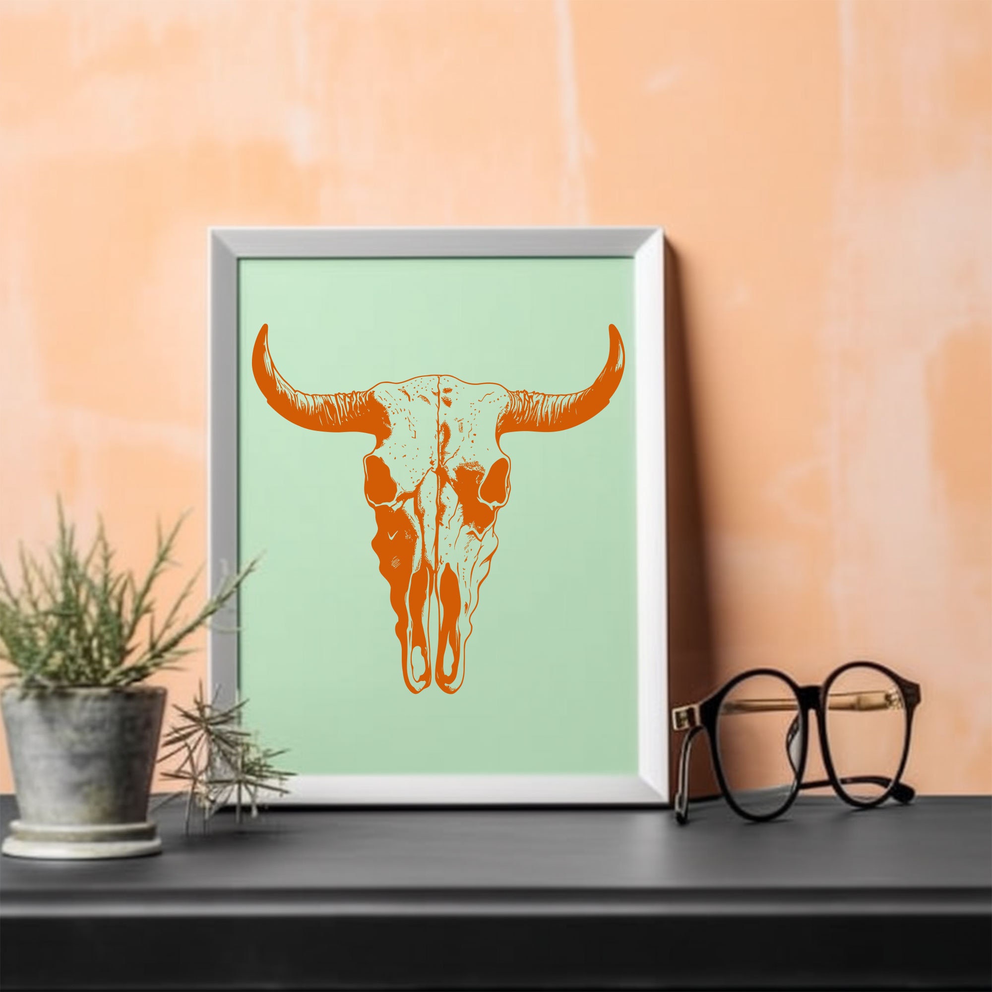 Perfect Ox Head SVG L Floral Ox Head Svg Ox Skull Silhouette Ox Head ...