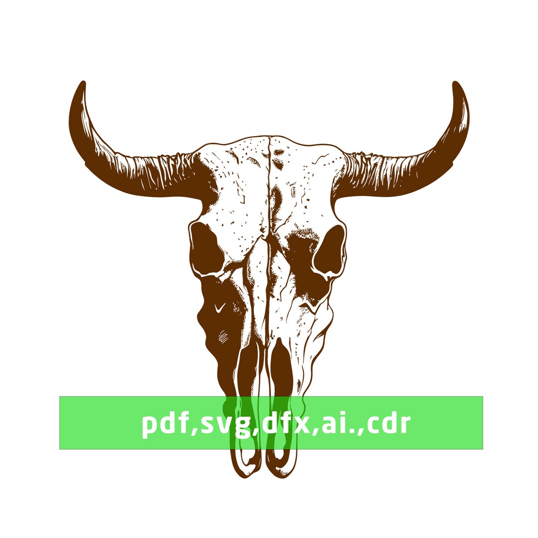 Perfect Ox Head SVG L Floral Ox Head Svg Ox Skull Silhouette Ox Head ...