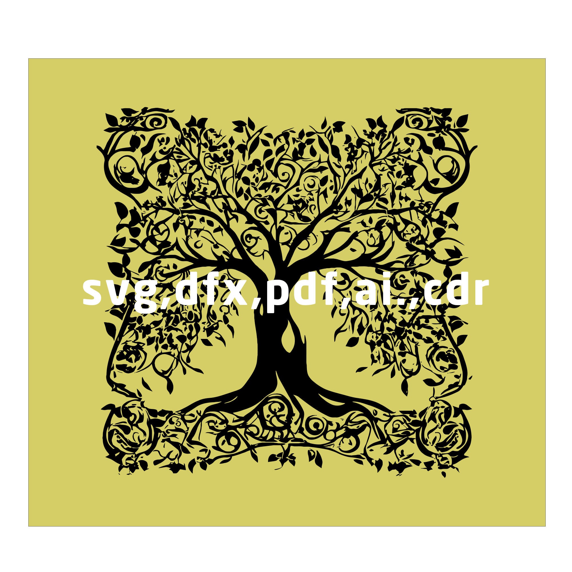 9 Tree of Life Vector Clipart Bundle Svg Tree of Life SVG L - Etsy