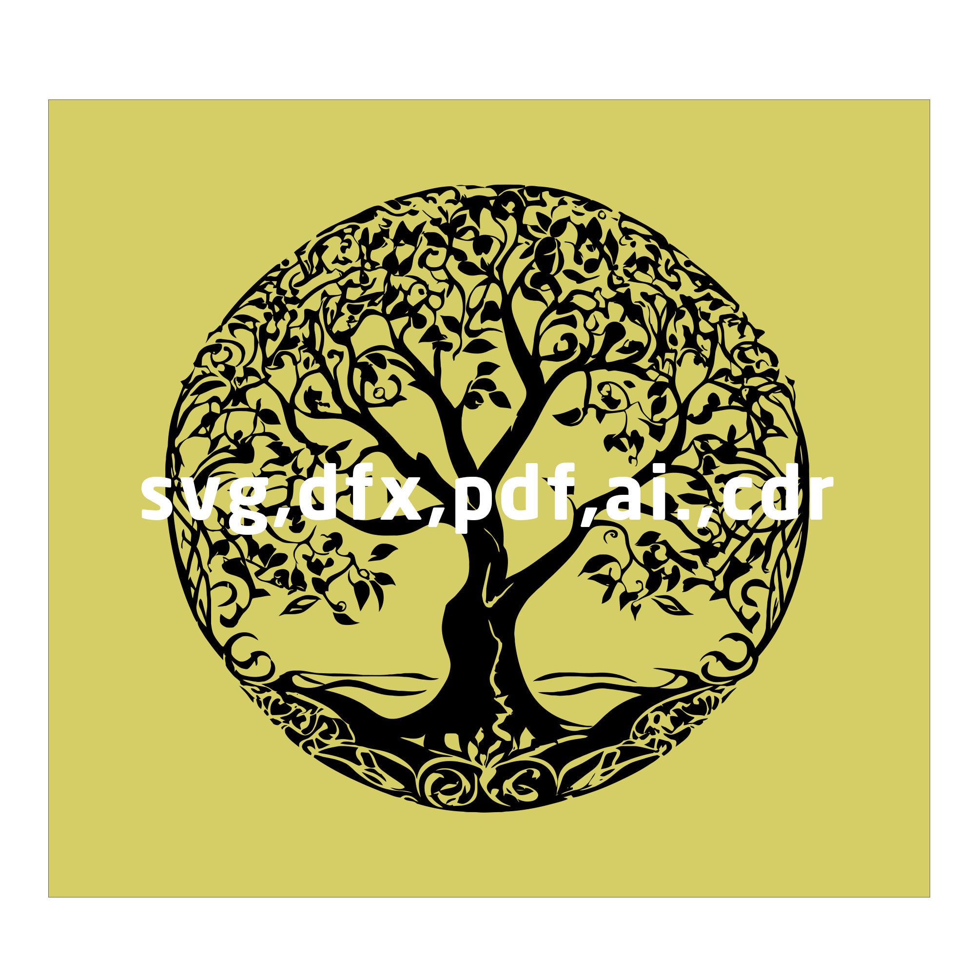 9 Tree of Life Vector Clipart Bundle Svg Tree of Life SVG L - Etsy