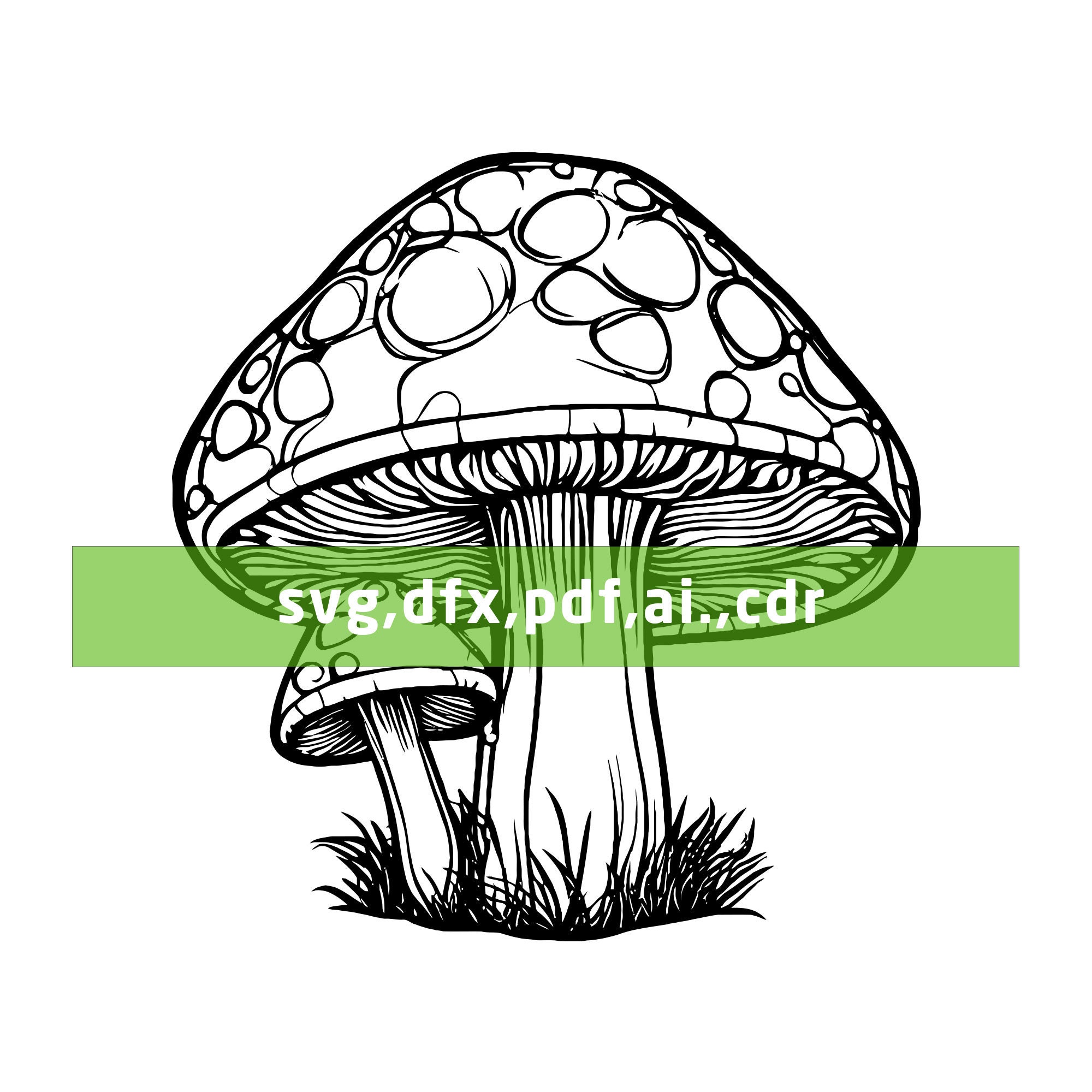 Mushroom SVG Bundle, Mushroom SVG, Fall Svg, Autumn Svg, Ghost City ...