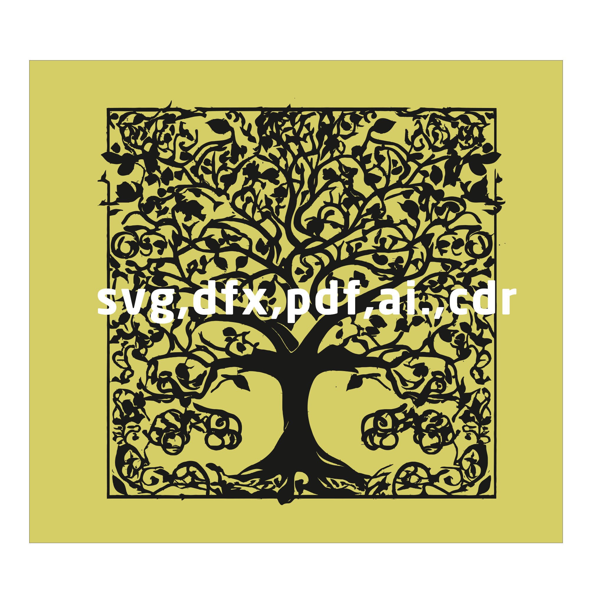 9 Tree of Life Vector Clipart Bundle Svg Tree of Life SVG L - Etsy