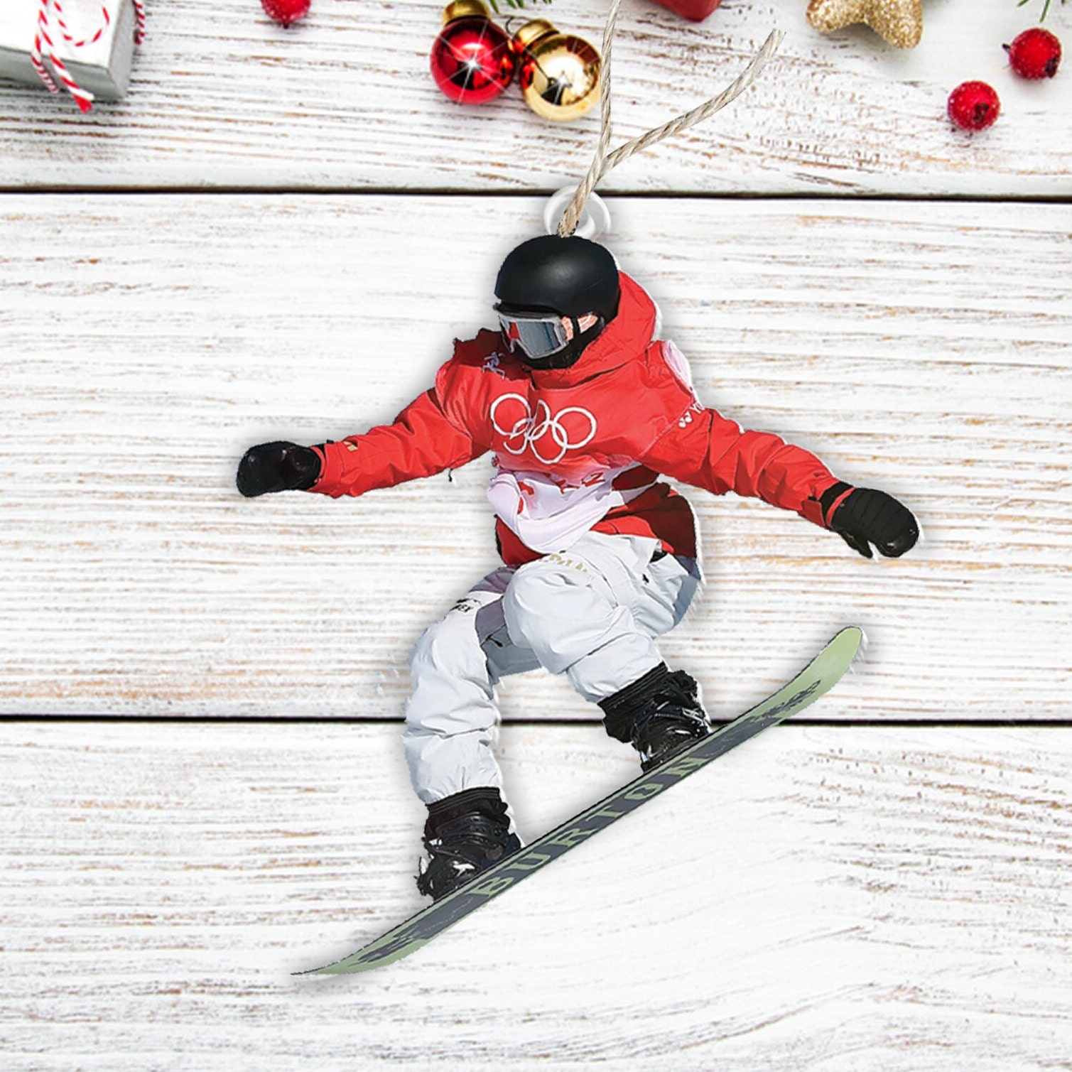 Personalized Snowboarding Family Photo Ornament Gift for - Etsy