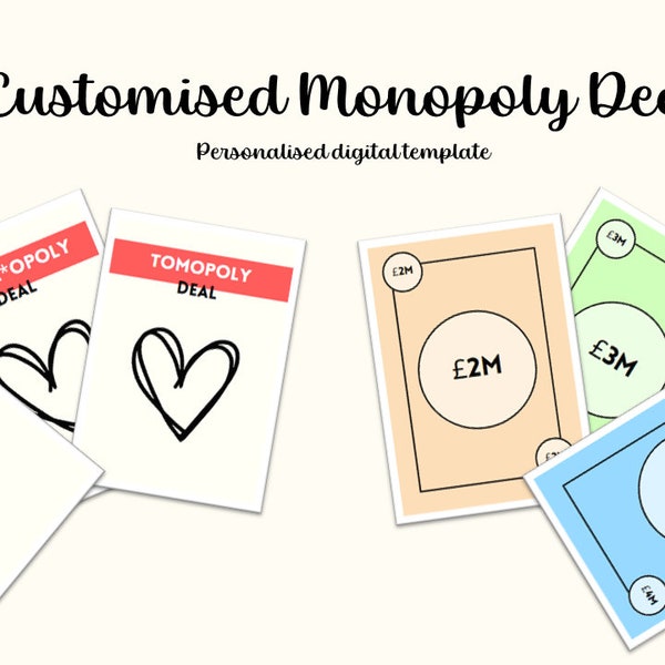 Custom Monopoly Card - Etsy