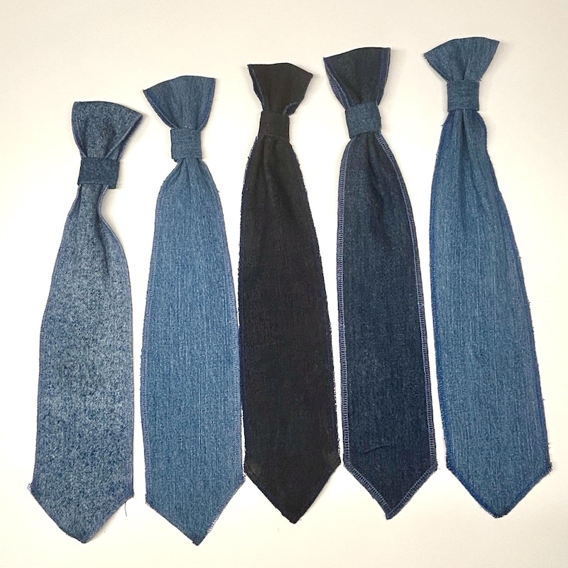 Denim Ties Women - Etsy
