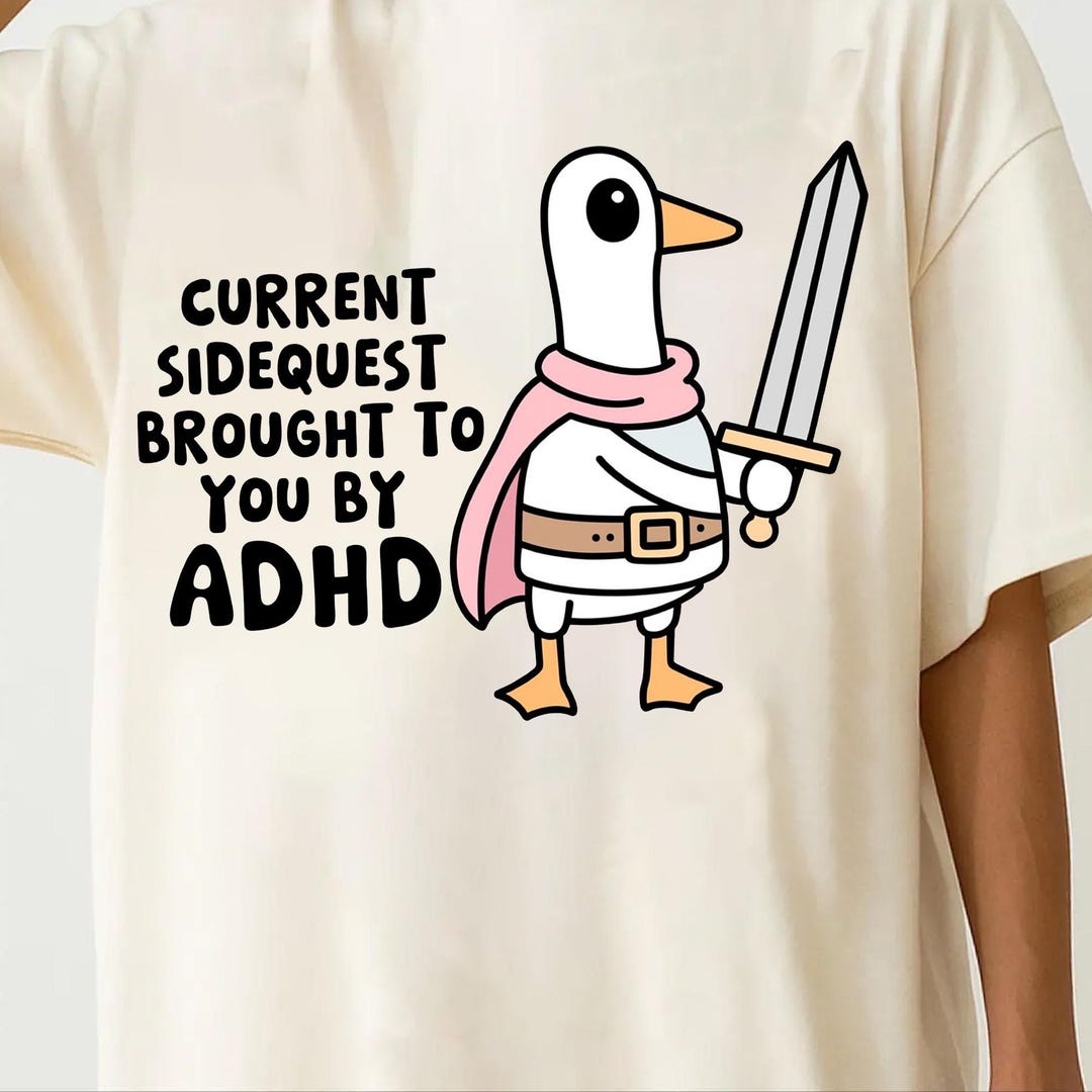 Side Quest Brought to You by ADHD Svg, Funny Svg, ADHD Svg, Sarcastic ...