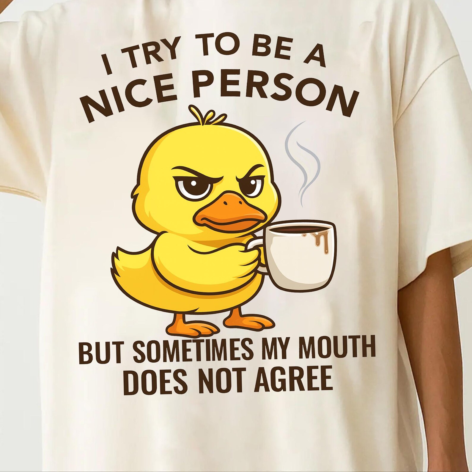 Sarcastic SVG Bundle, Grumpy Duck SVG, Funny Duck PNG, Sarcastic Quotes ...