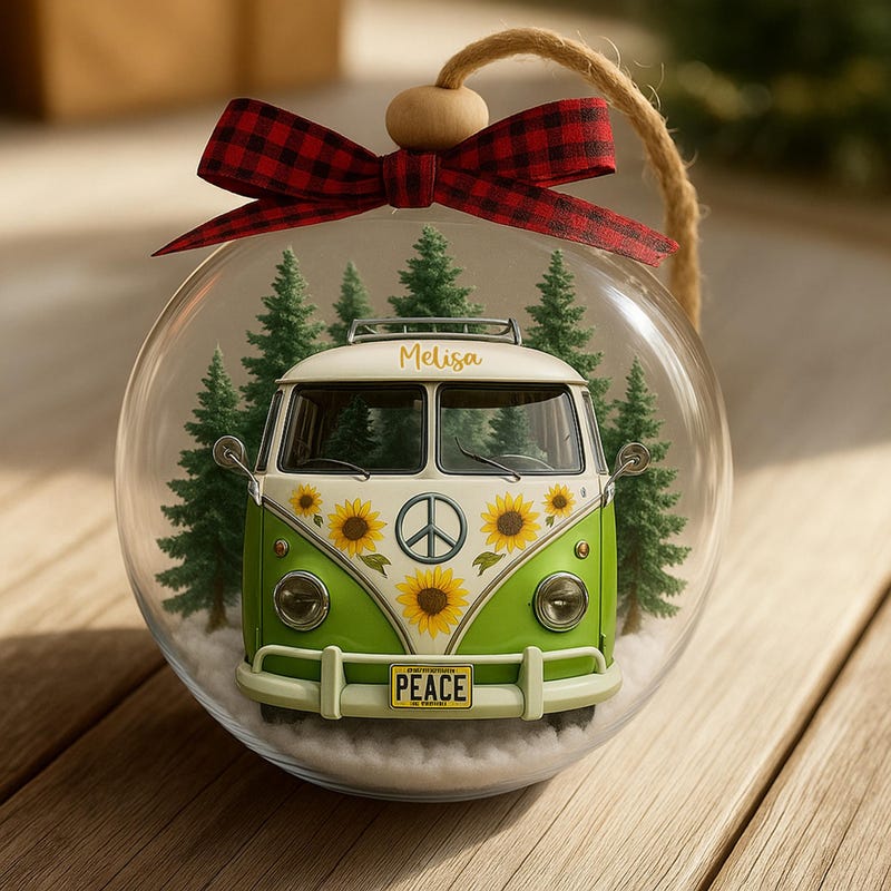 Glass Hippie Ornament - Etsy