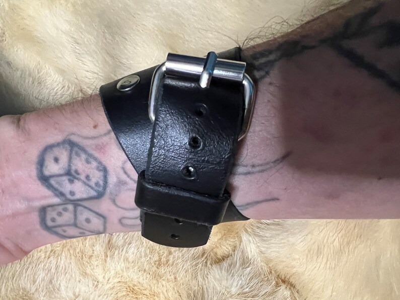 Bondage Bracelet Discreet Leather Restraint Cuffs - Etsy