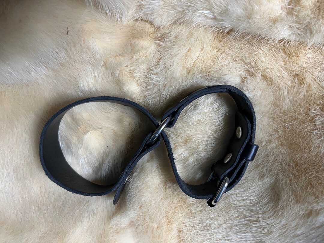 Bondage Bracelet Discreet Leather Restraint Cuffs - Etsy