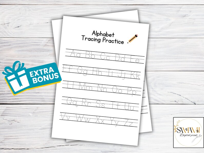 Custom Name Tracing Pages for Kids Name Writing Printable Handwriting ...