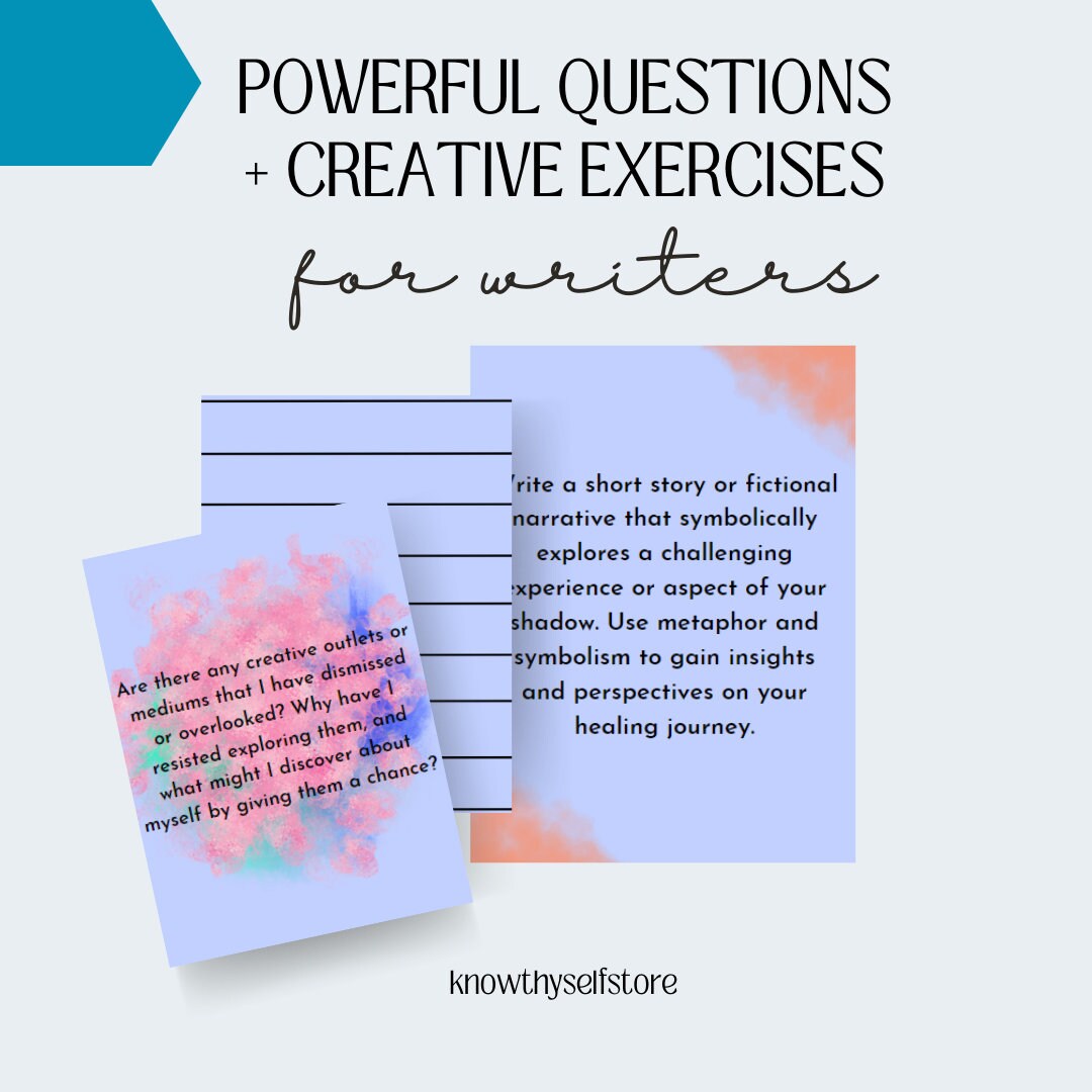 Creative Expression & Shadow Work Writing Exercises Shadow Work ...