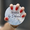 Nailfie Disc Template, Nail Tech Photo Prop, Nail Tech Gift, Svg, Png ...