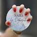 Nailfie Disc Template, Nail Tech Photo Prop, Nail Tech Gift, Svg, Png ...