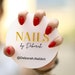 CUSTOM Acrylic Nailfie Disc | Personalised Nail Prop | Nail Tech | Nail ...