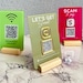 Mini QR Code Social Media Display Sign Social Media QR Code Sign Beauty ...