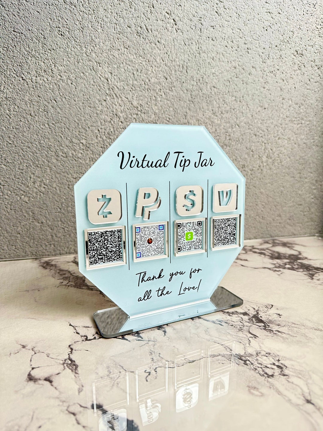 Multi QR Code Sign | Payment Sign | Social Media QR Code Sign | Beauty ...