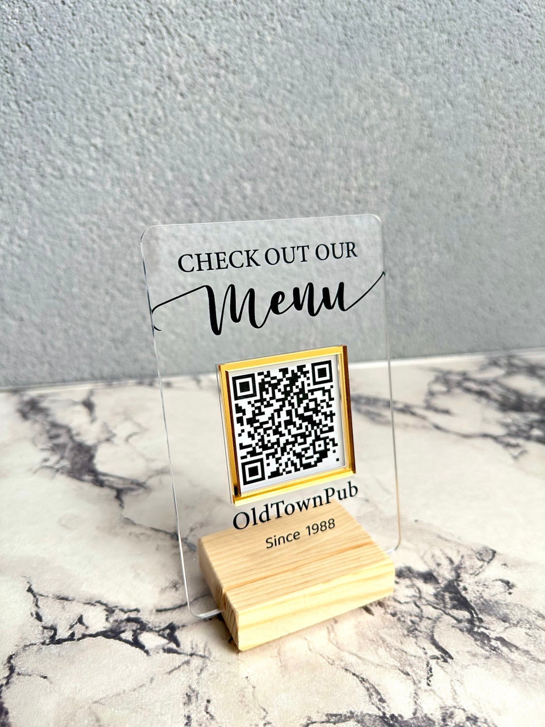 Social Media QR Code Sign | Mini QR Code Sign | Beauty Sign| Business ...